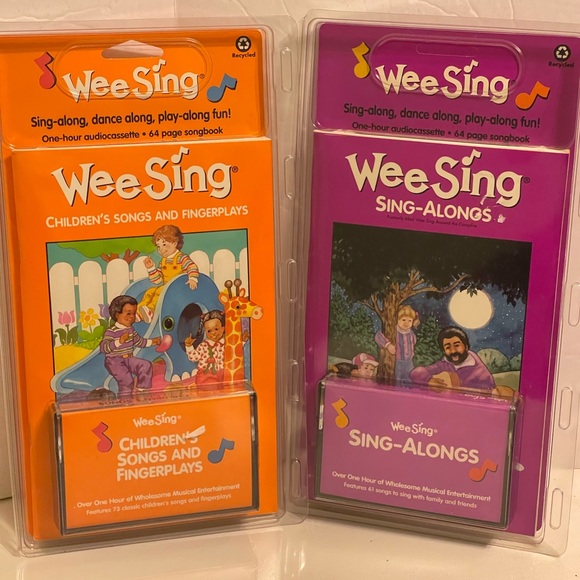 Media | Vintage Wee Sing Childrens Songs Cassette And Book Singalong ...